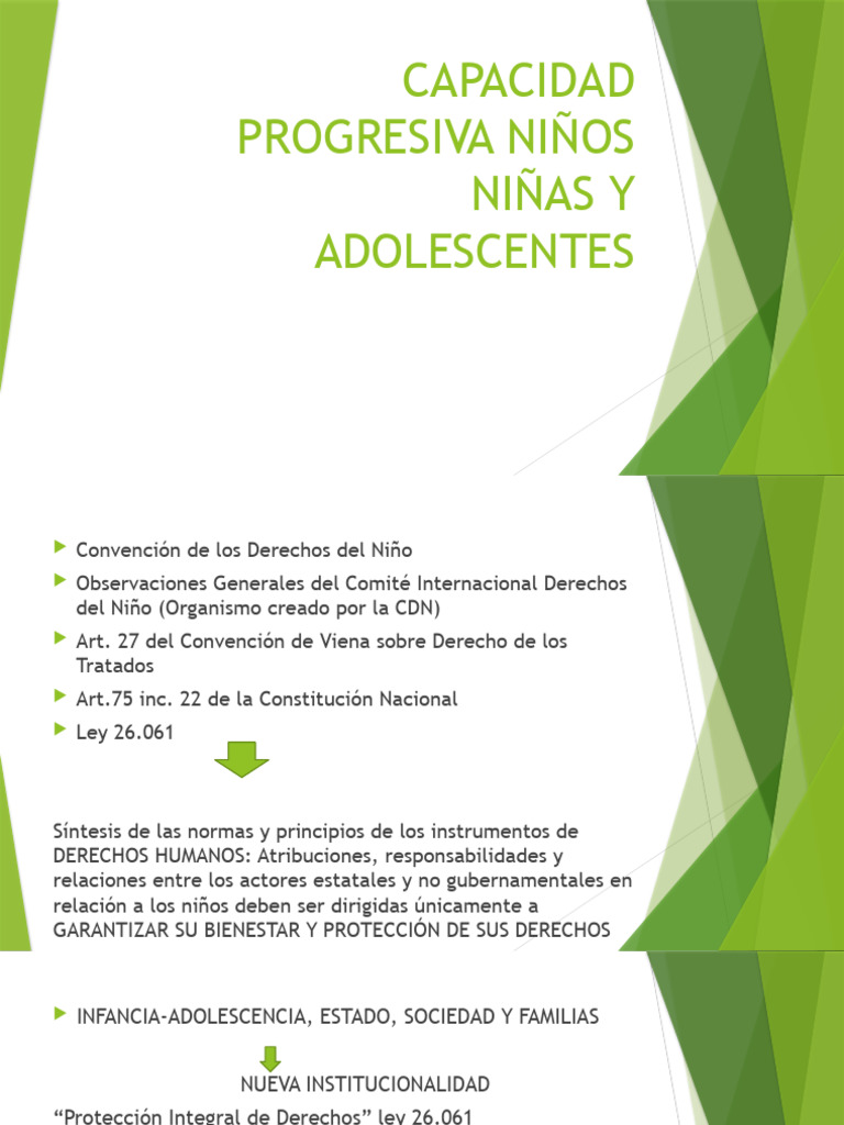 Capacidad Progresiva | PDF | Política | Ciencias sociales