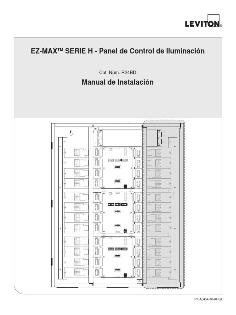 Installation Manual EZ-MAX H Relay Panel R24BD Spanish PK-A3454!10!04 ...