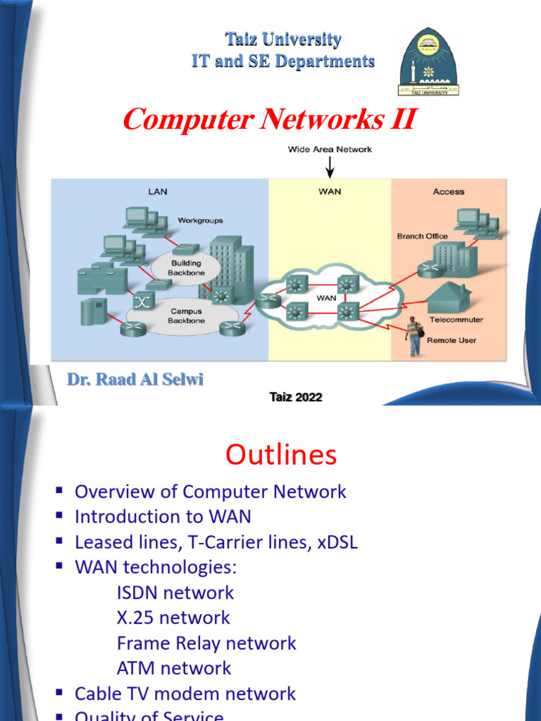 Introduction To WAN Lecture - 1 | PDF | Computer Network | Wide Area ...