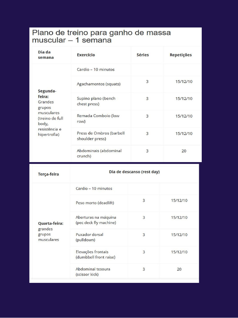 Hipertrofia Full Body ABC - 15-12-10 | PDF