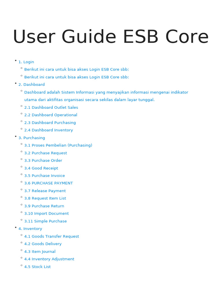 User Guide Esb Core | PDF