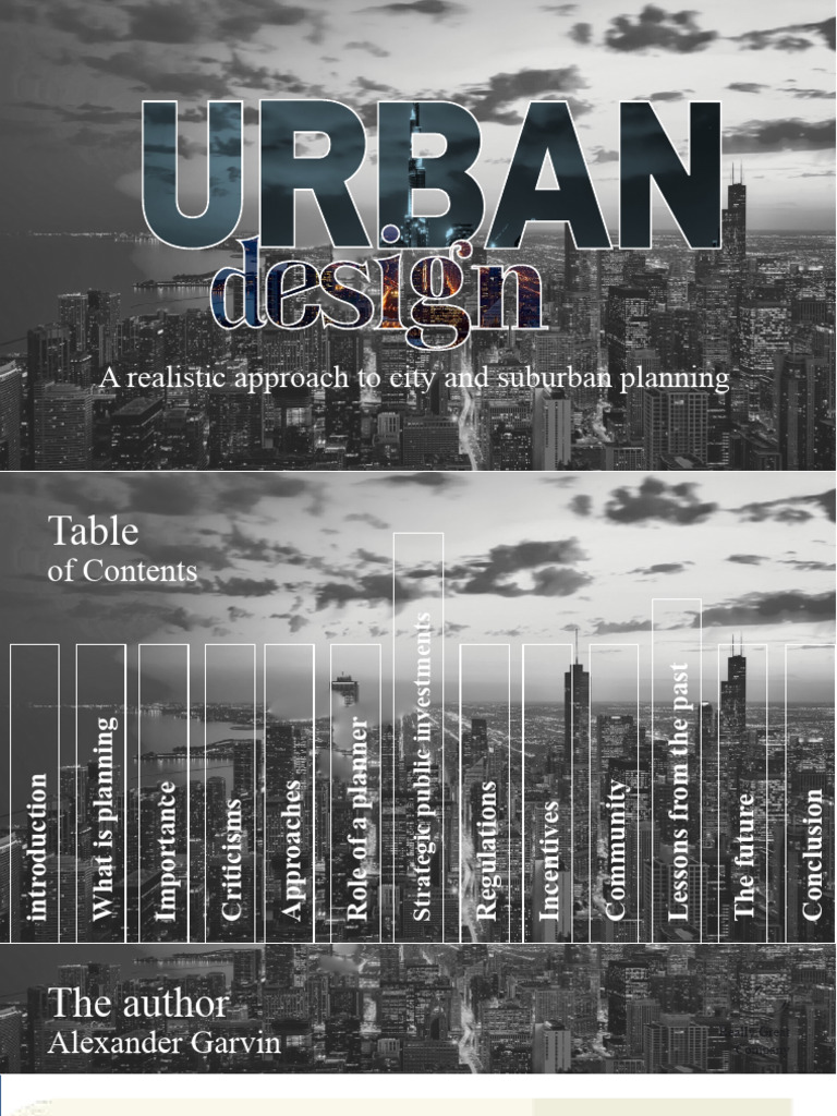 Urabn Design Presentation | PDF | Cost Of Living | Sustainability