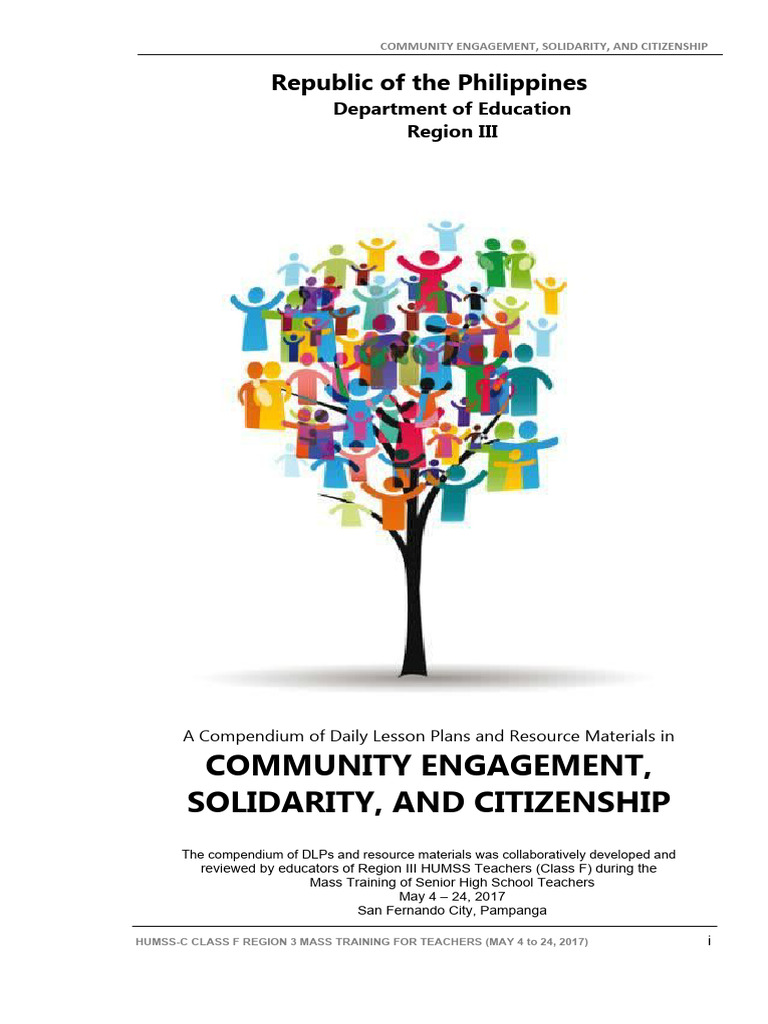 Community Engagement DLL | PDF | Community | Learning