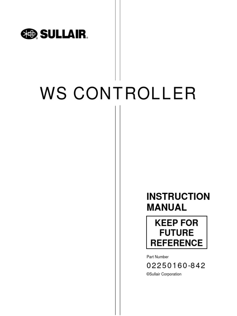 Sullair WS Controller Manual Overview | PDF | Valve | Electricity