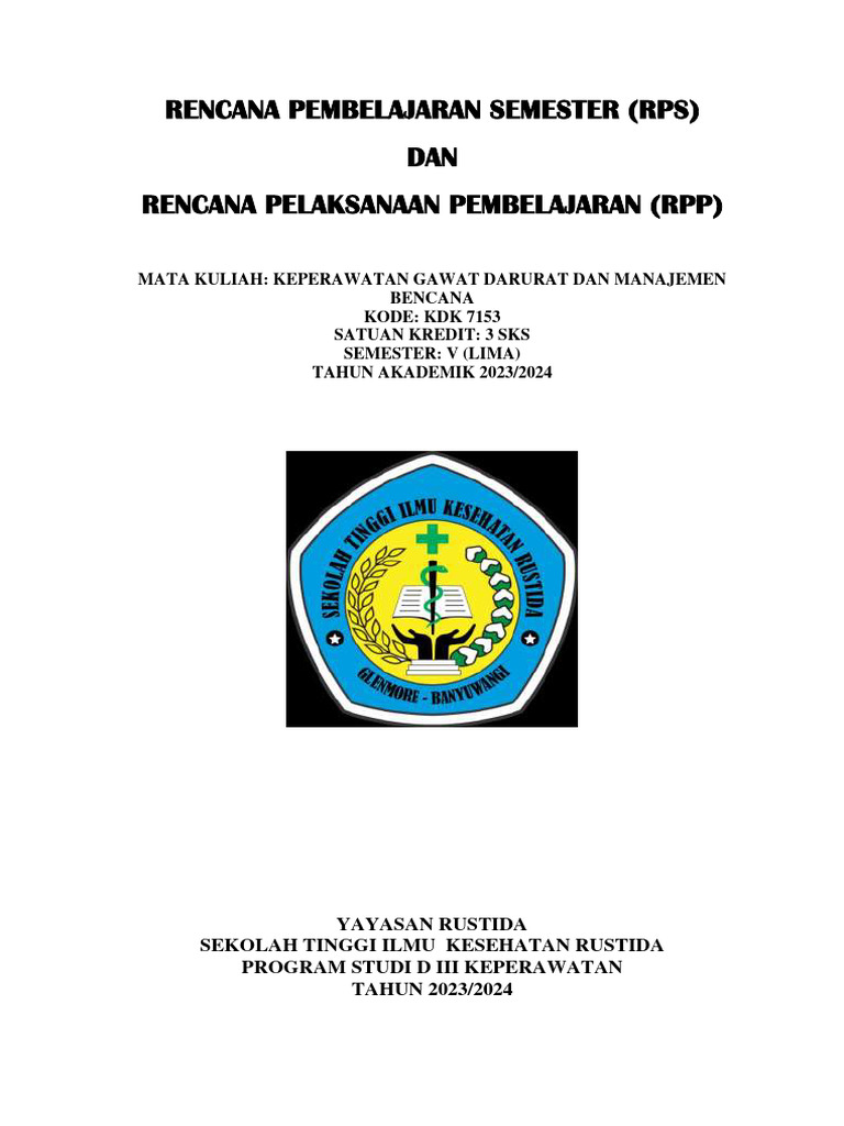 A RPS GADAR & Manaj Bencana 2023-2024 | PDF