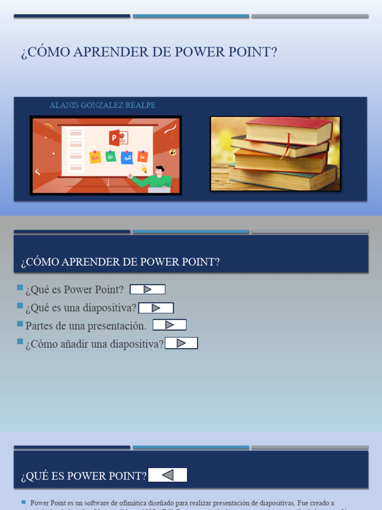 Cómo Aprender de Power Point | PDF | Negocios | Arte