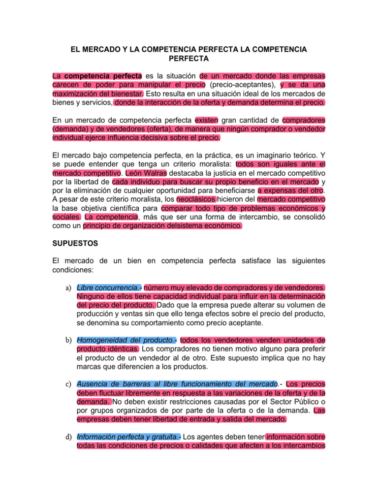 Eco de Empresas Ii | Descargar gratis PDF | Competencia perfecta ...