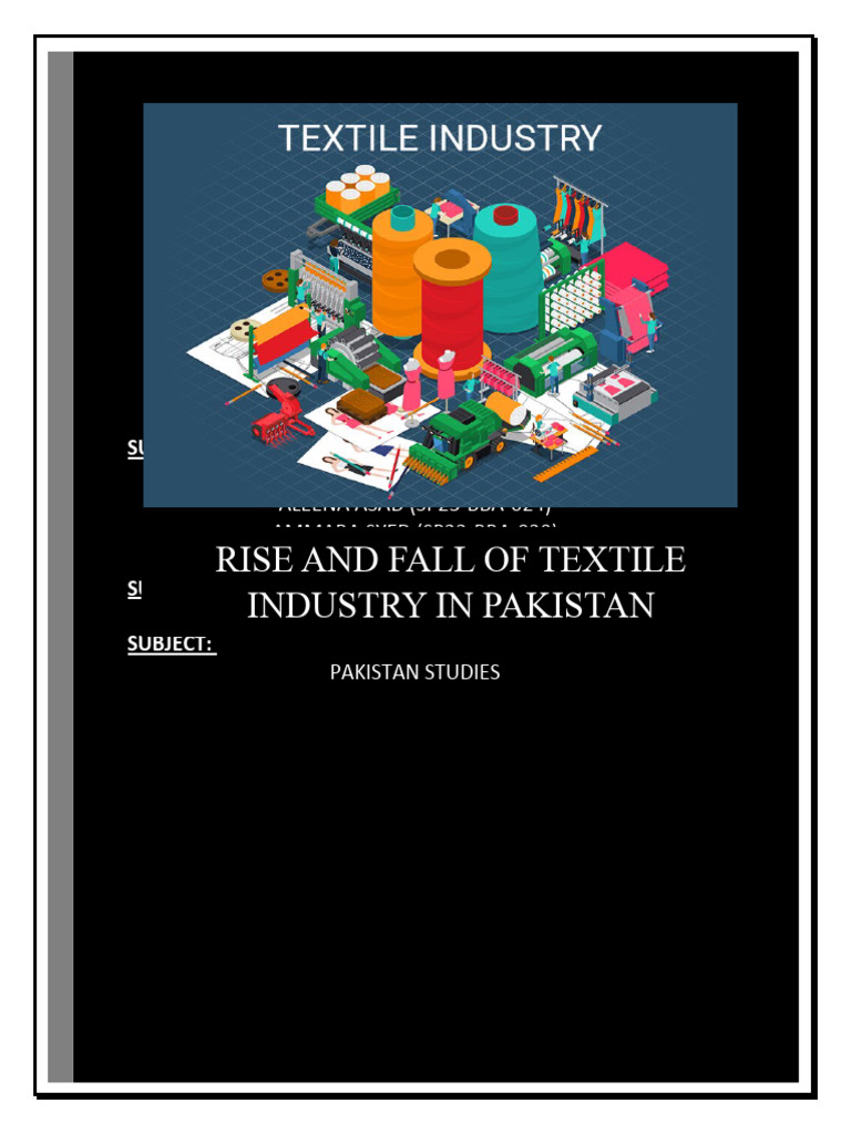 Textile Industry in Pakistan: Trends & Challenges | PDF | Pakistan ...