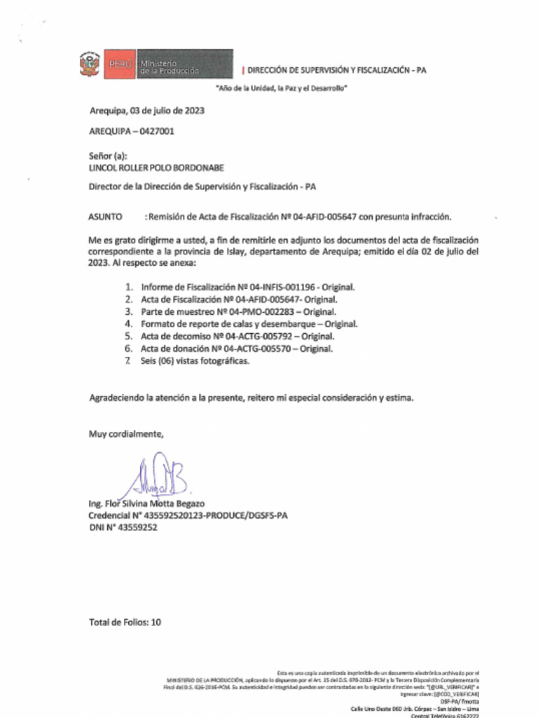 Acta de Fiscalizacion #04-Afid-005647 | PDF