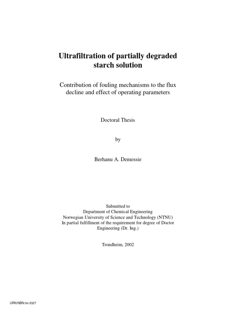 Fulltext01 | PDF | Starch | Chemistry