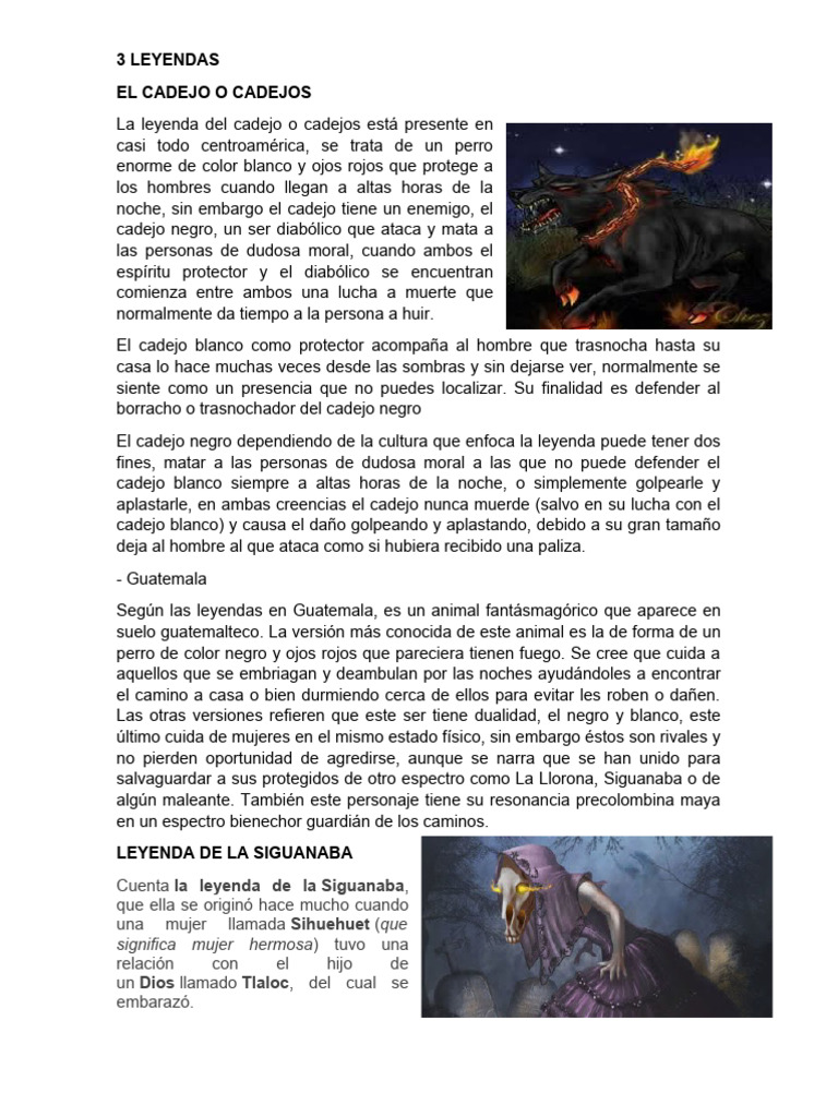 3 Leyendas | PDF