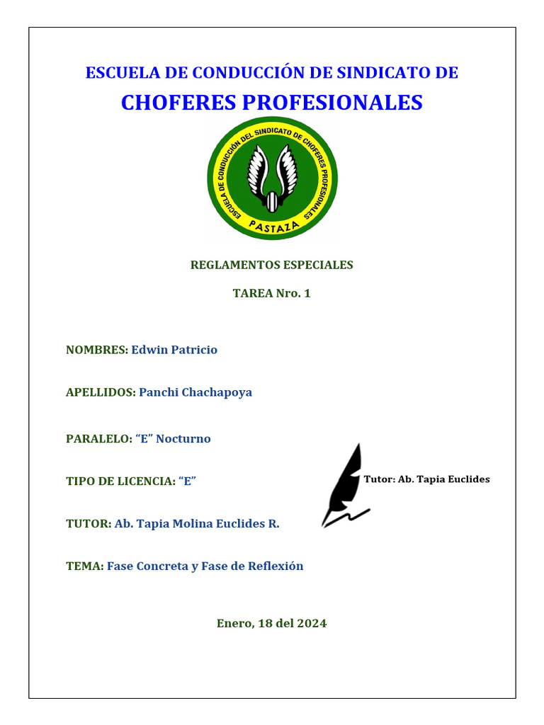 TAREA 1, Edwin Panchi | PDF | Science & Mathematics