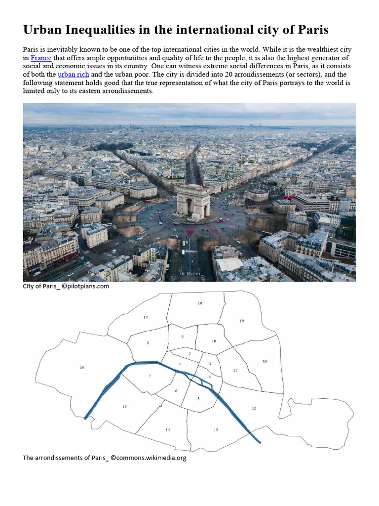 Y12W7L1 - Urban Inequalities in The International City of Paris ...