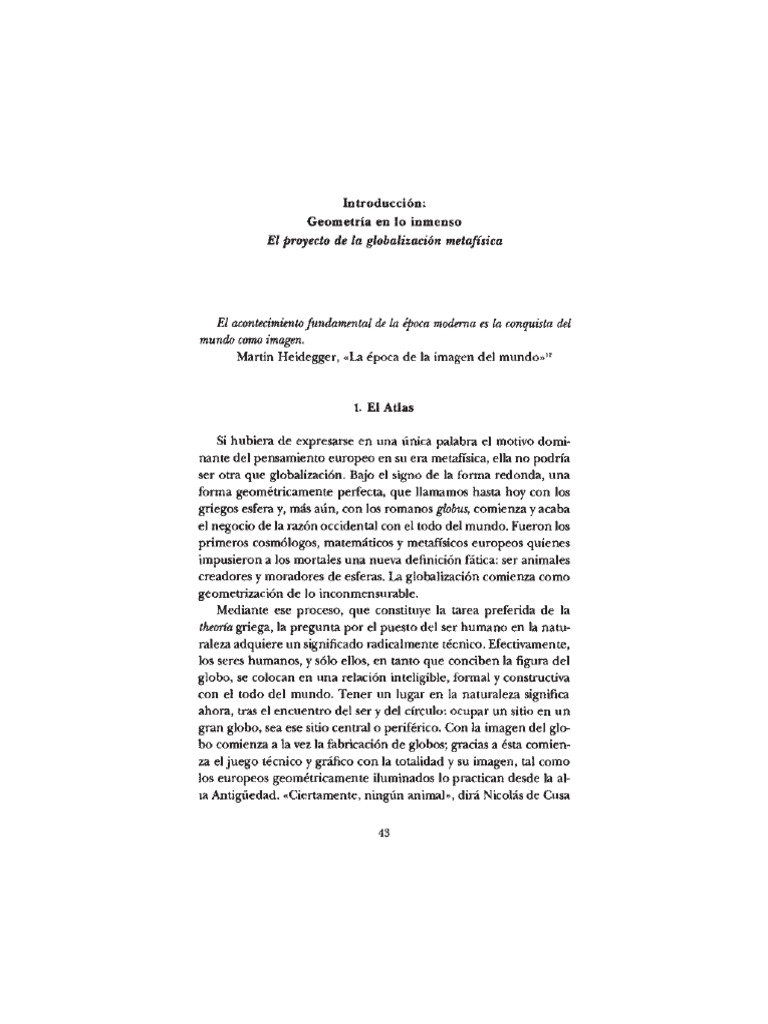 Peter Sloterdijk - Esferas II (Selección) | PDF