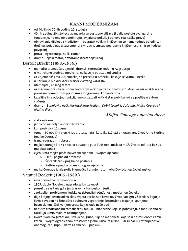 Kasni Modernizam | PDF