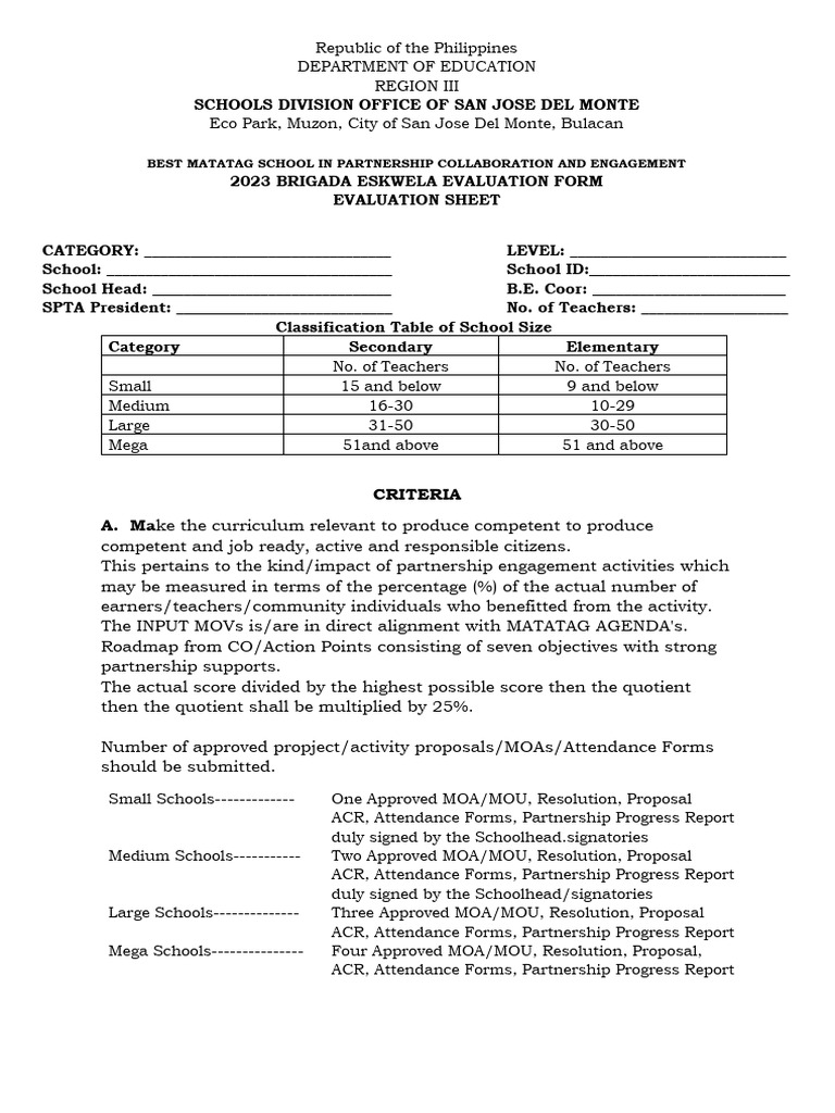 BRIGADA Eval Tool - Final | PDF