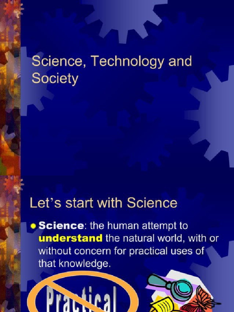 Intro To Science Technology Society | PDF