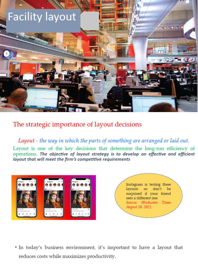 Facility Layout Planning | PDF | Warehouse | Business Process