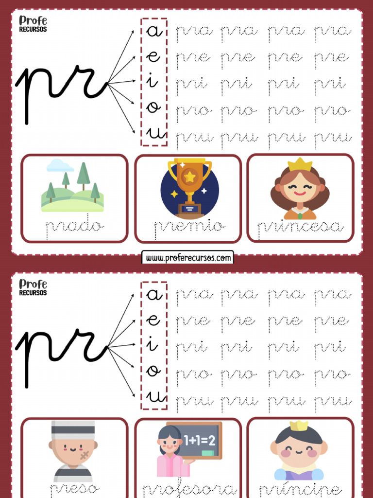 Silabas-Trabadas-PR-(www.proferecursos.com) | PDF