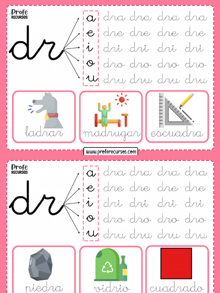 Silabas Trabadas DR | PDF