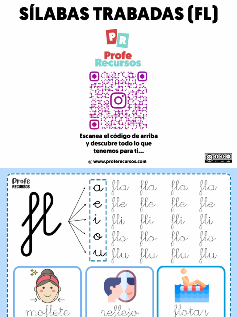 Silabas Trabadas FL (Www.proferecursos.com) | PDF