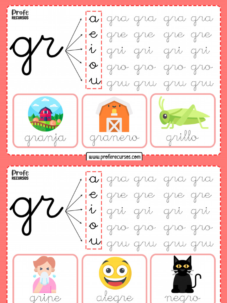 Silabas Trabadas GR | PDF