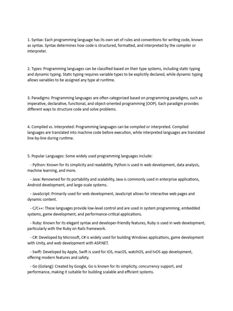 BAsics | PDF | Programming Language | Computer Programming