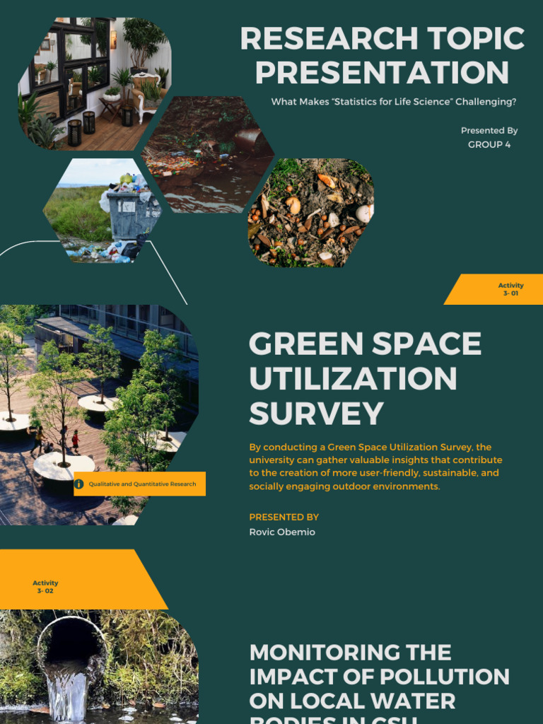 Research Topic Presentation G4 | PDF | Waste Management | Quantitative ...