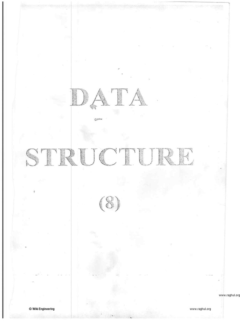 Data Structure-CS | PDF | Version Control | Self Organization Data Structure-CS | PDF | Version Control | Self Organization