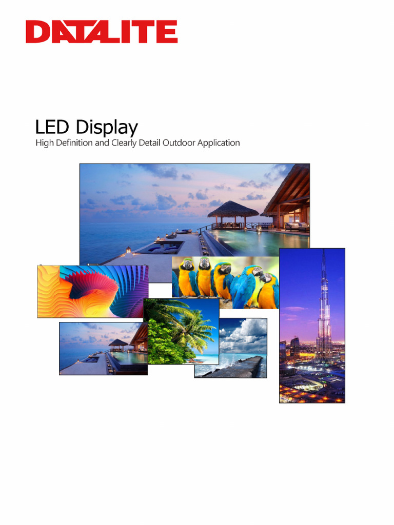 Brosur Datalite Videotron Outdoor (Rental Series) - 1 | PDF