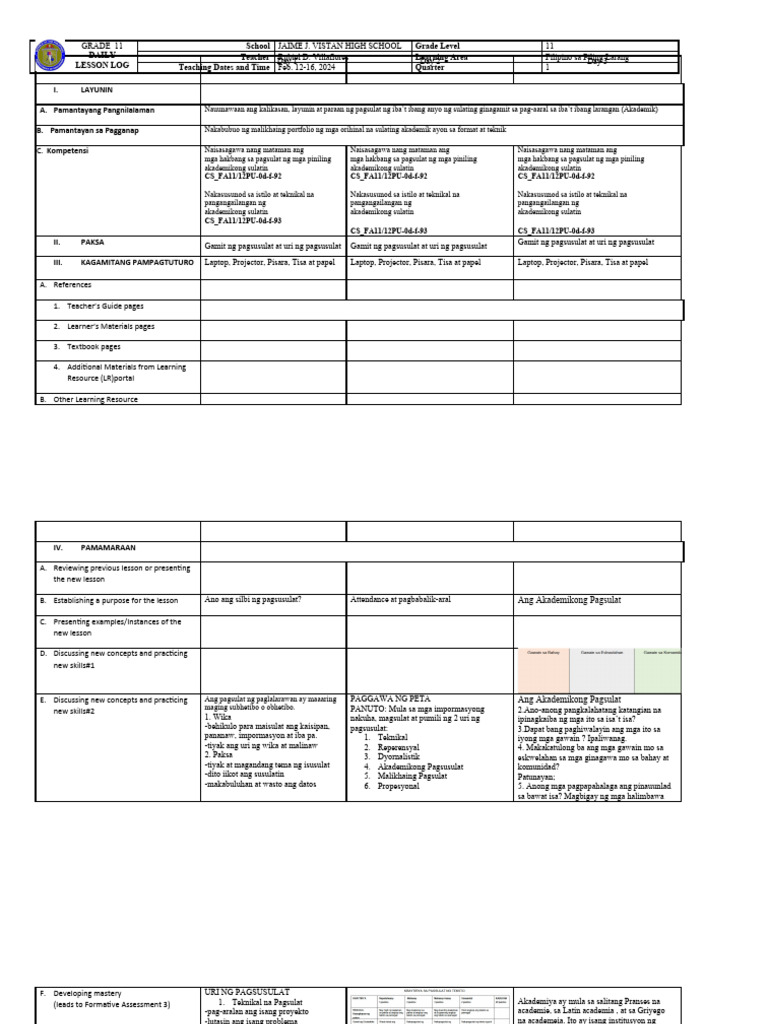 DLL-2ND Week Piling | PDF