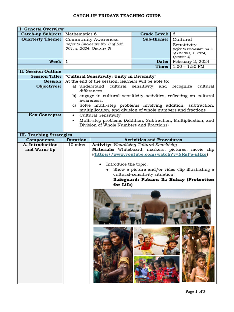 Catch Up Friday | PDF | Mathematics | Cognitive Science