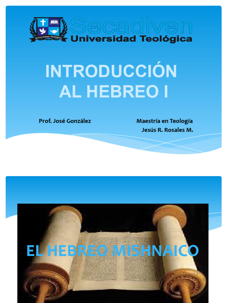 Historia del Hebreo y Arameo en la Biblia | PDF | Lenguaje hebreo ...
