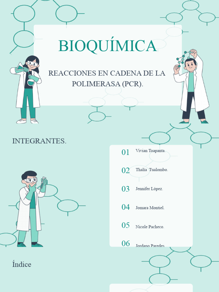 Reaccion en Cadena Polimerasa (PCR) | PDF | Reacción en cadena de la ...