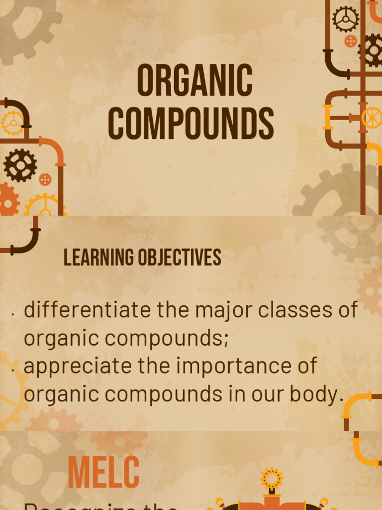 Organic Compounds | PDF | Carbohydrates | Lipid