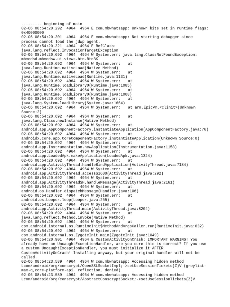 Logcat | PDF | Mobile App | Software Development
