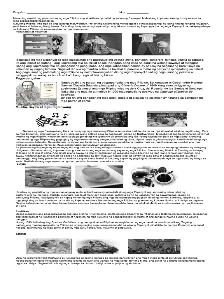 Q2 AP5 Worksheet 1 | PDF