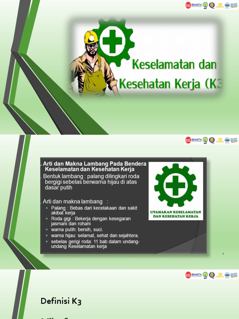 Pentingnya K3: Definisi, Tujuan, dan Dasar Hukum | PDF