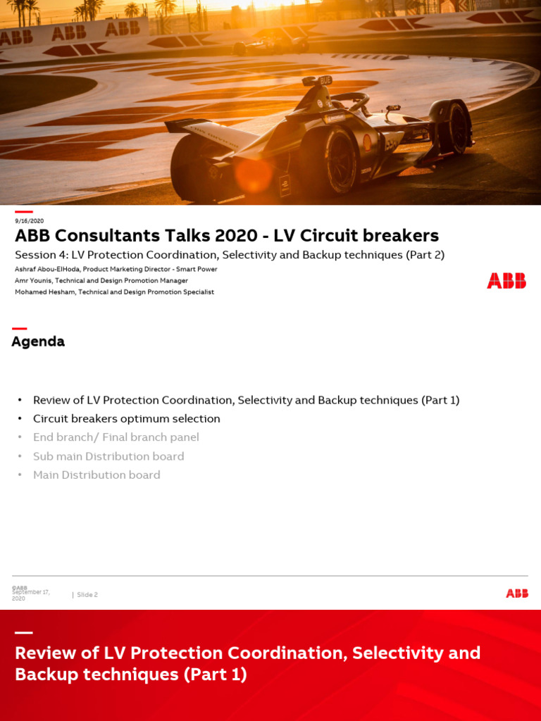 Selectivity Presentation - Part 2-MH01 | PDF | Power Engineering ...