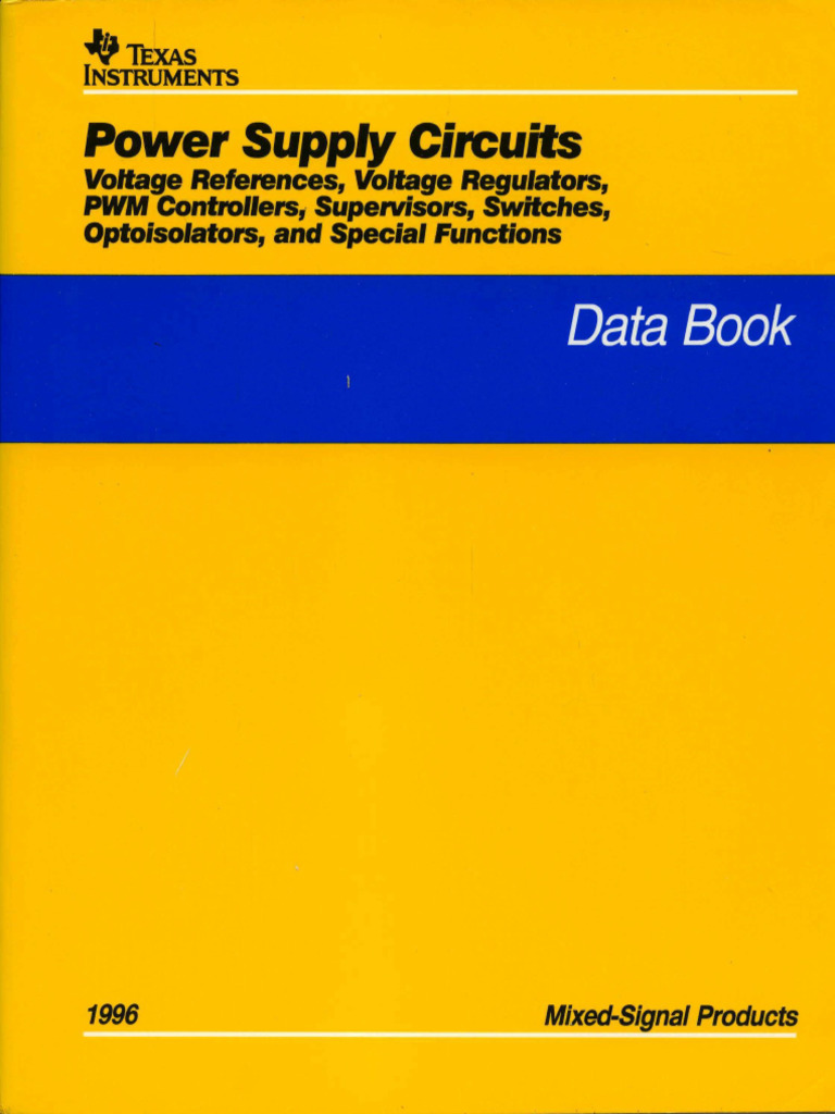 1996 TI Power Supply Circuits Data Book | PDF | Power Supply | Mosfet