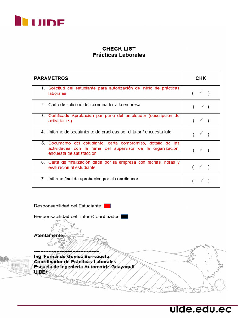 Check List | PDF | Crecimiento personal y profesional