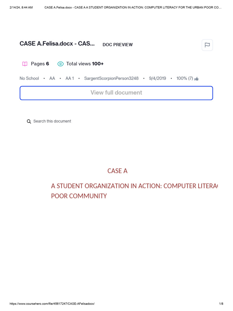 Urban Computer Literacy Initiative | PDF | Literacy | Computing