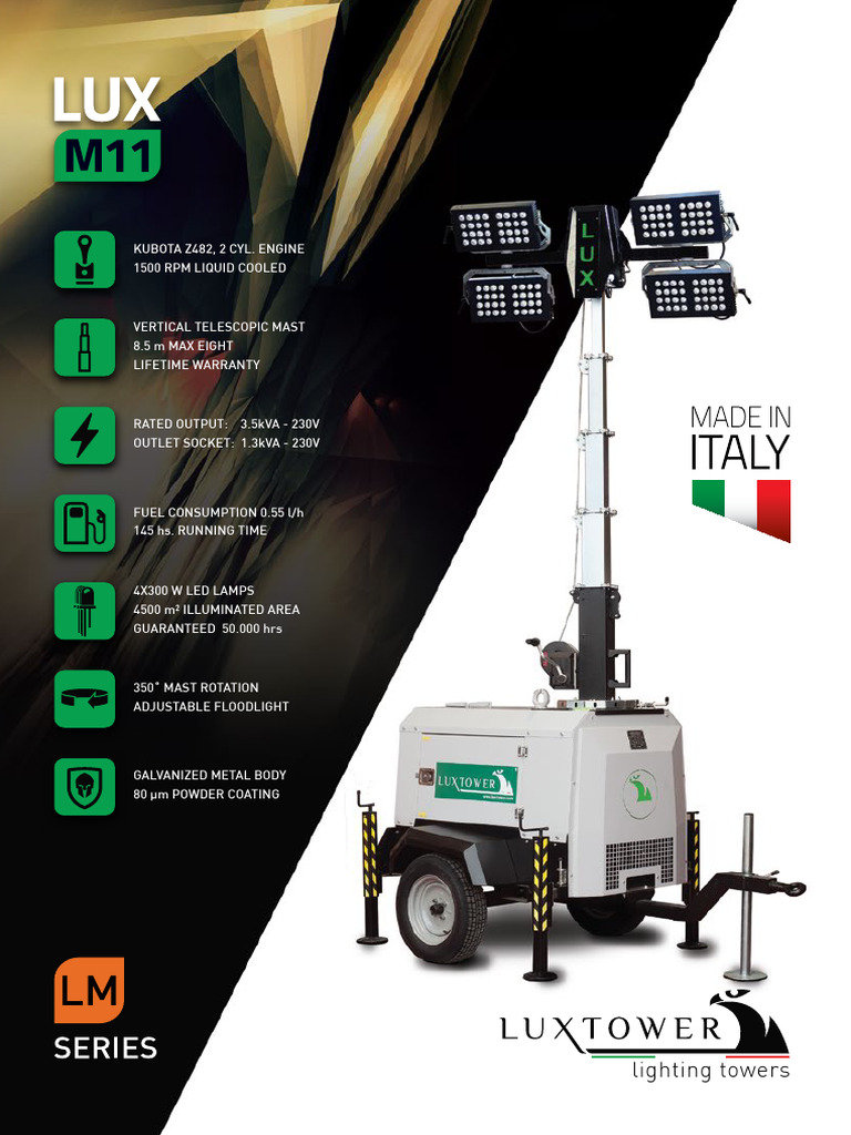 Lux M11 Led 2cilindros | PDF | Electrical Engineering | Manufactured Goods