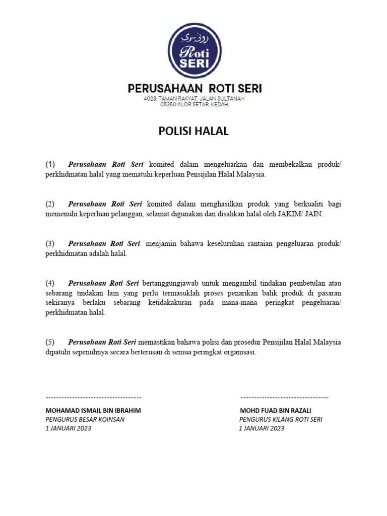 Polisi Halal | PDF