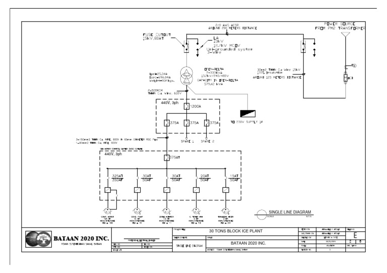 30 Tons Block Ice Plant Diagram | PDF