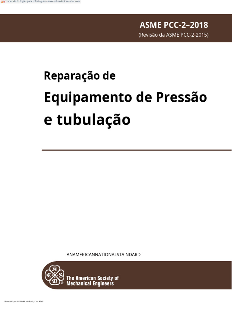 Asme PCC 2 Traduzido Completa | PDF | Os Estados Unidos | Patente