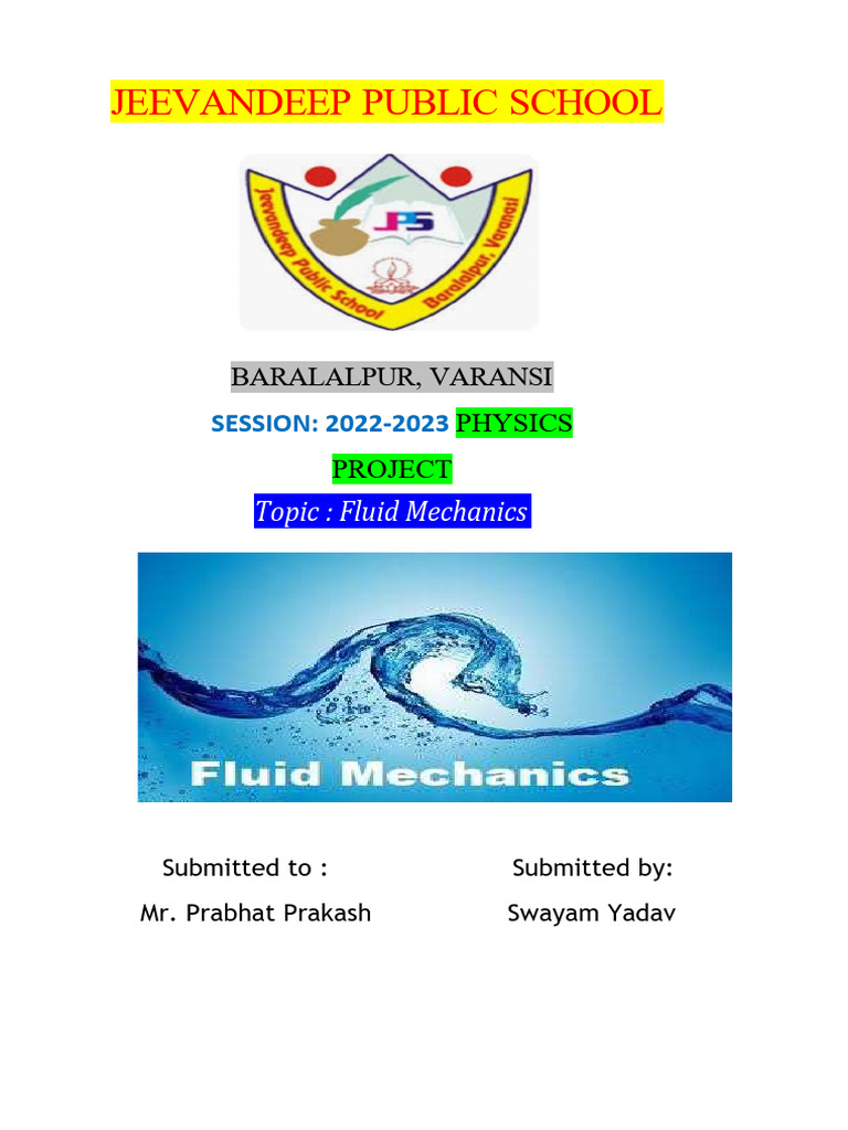 Fluid Mechanism Final | PDF | Pressure | Fluid Dynamics