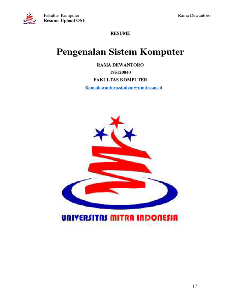 Pengenalan Sistem Komputer | PDF