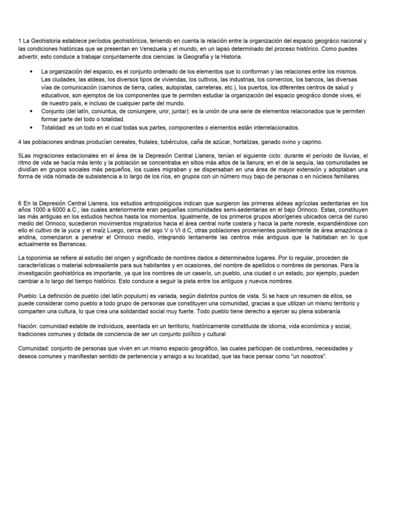 1 La Geohistoria Establece Períodos Geohistóricos | Descargar gratis ...