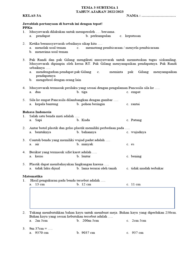 TEMA 3 SUBTEMA 1 | PDF